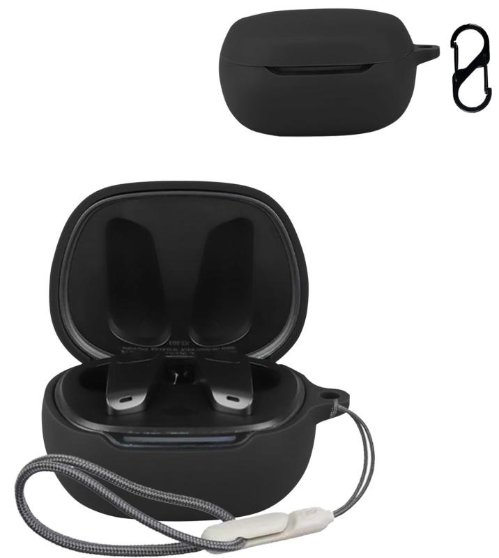 For EDIFIER NeoBuds Planar ケース カバー【JYJIEJIE】ワイヤレス イヤーホン 用 ケース シリコン 着装まま充電可能 旅行 保護カバー キズ防止 耐衝撃 防水 防塵 收納 全面保護 充電便利 防震 軽量小【...