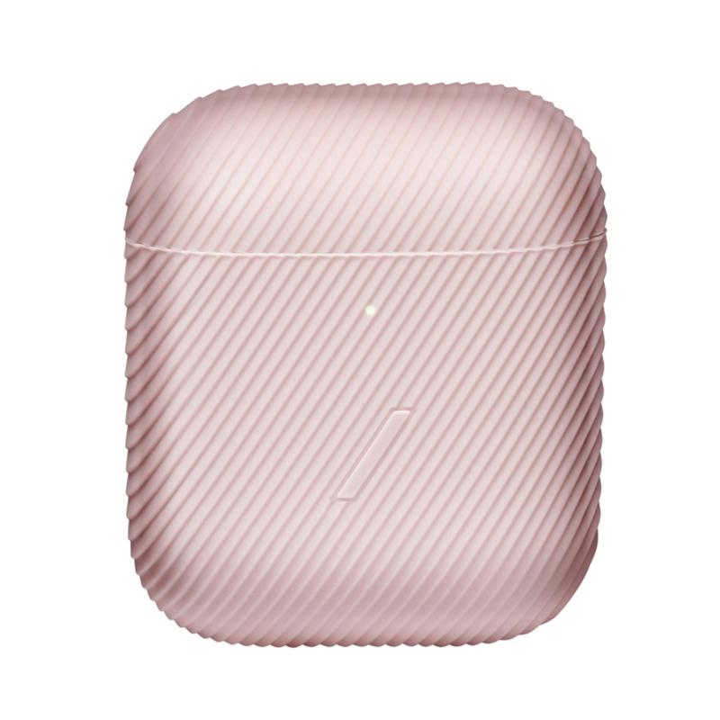 NATIVE UNION Curve Airpods Case - なめらかな質感のシリコーンケース (ローズ) AirPods Gen 1 Gen 2対応ミニマリスト向けのデザイン：シンプルなフォームフィットテクスチャーを備えたシンプルな...