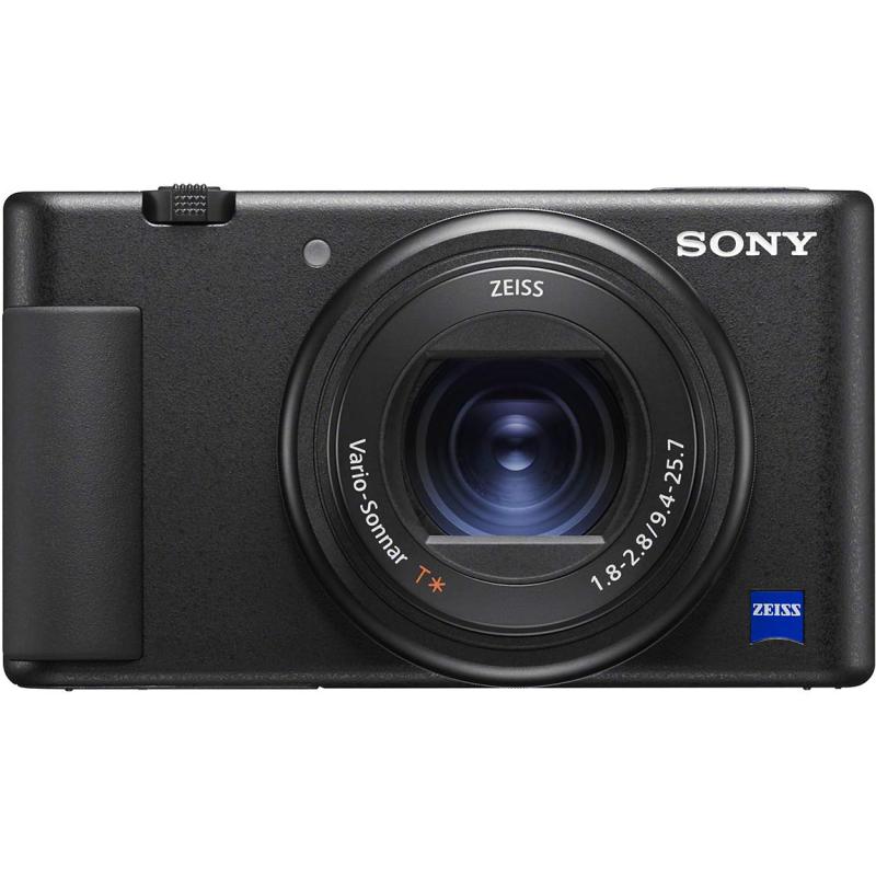 SONY(ソニー) コンパクトデジタルカメラ VLOGCAM Vlog用カメラ ZV-1 ボディ ウィンドスクリーン付属 24-70mm F1.8-2.8 ズームレンズ ブラック ZV-1 B4548736118584