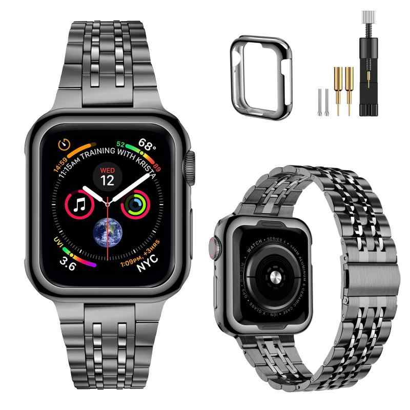 MioHHR メタルバンド Apple Watchバンド 41mm 40mm 38mm 交換用ステンレススチールiWatch シリーズ 9 8 7 6 5 4 3 2 1 SE3 SE2 SE互換性モード: すべてのバージョンのApple ...