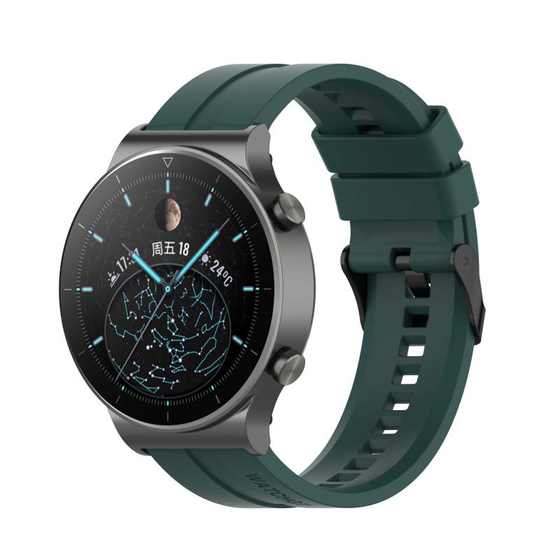[FitTurn] For Huawei Watch GT 3 2 Pro/GT 2e / GT 46mm / GT2 46mm / GTアクティブ/交換用ストラップと互換性のあるバンドシリコンバンドブレスレットウォッチバンド For Hu...