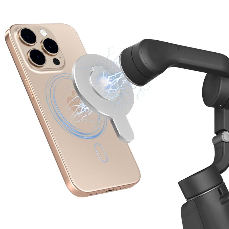 CloudValley対応 ジンバル dji ジンバル osmo mobile 6 dji om磁気クイックリリースマウントに対応7P/7/Osmo Mobile SE/DJI OM 5/OM 4/OM 4 強い磁力です 便利です 実用的で...
