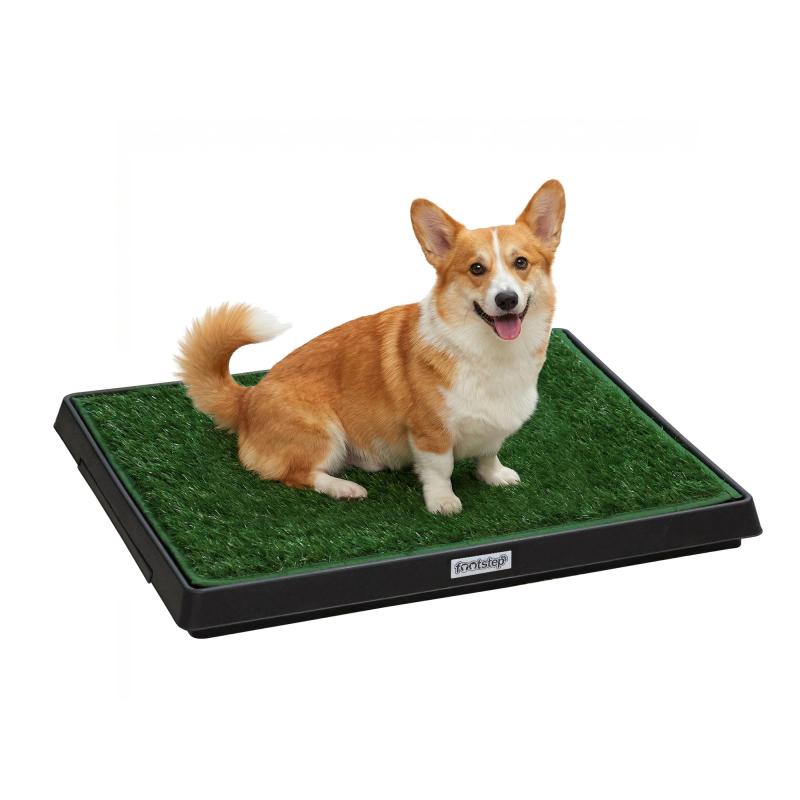 Footstep 犬 トイレ トレー 人工芝 3層式 ドッグトレー 散歩代わり 洗える お手入れ簡単 消臭 飛び散り防止 小型犬 中型犬 大型犬 室内 トイレトレーニング トレー ワイド🐾【3層式漏れにくい構造】 Foots...