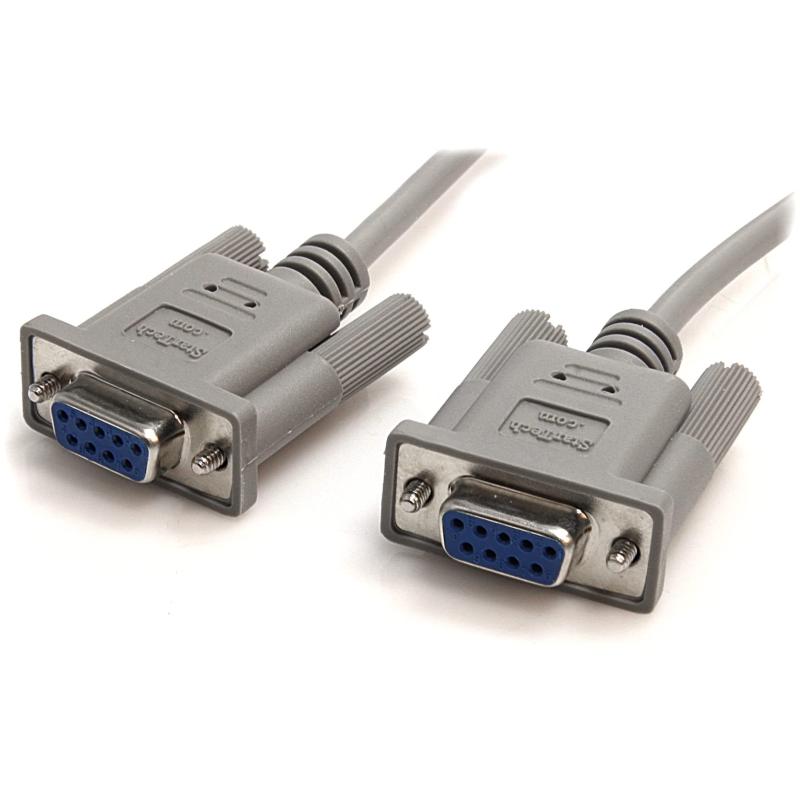 StarTech.com 3m RS232Cシリアル クロスケーブル 1x DB9 メスー1x DB9 メス ヌルモデムケーブル SCNM9FFDB9メス - DB9メス
