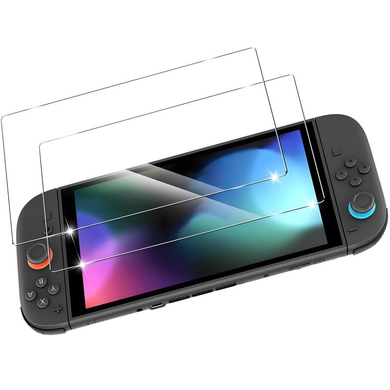 Chayoo Switch ガラスフィルム【3枚セット】Switch 保護フィルム 強化 ガラス ブルーライトカット 日本旭硝子素材 強靭9H 高透過率 撥水撥油 気泡防止 指紋防止 飛散防止 目の疲れ軽減 貼り付け簡