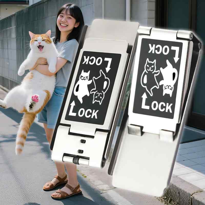 【網戸ロック】網戸ストッパー・窓ロック 猫の脱走防止・子供の安全対策に最適なサッシ窓用補助錠｜左右対称デザイン・防犯・転落防止・通風換気対応(2個セット)【品質】 製品に万一不具合がございましたら、下記手順でご連絡ください。 連絡ルート： ...