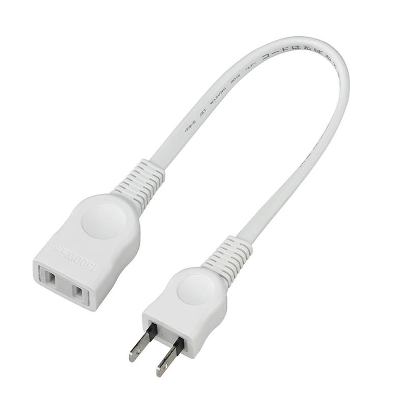 朝日電器 ELPA ちょっとコード20cm15A W-1502B(W)定格:125V 15A最大定格電力:1500W口数:1個口コード長:0.2m
