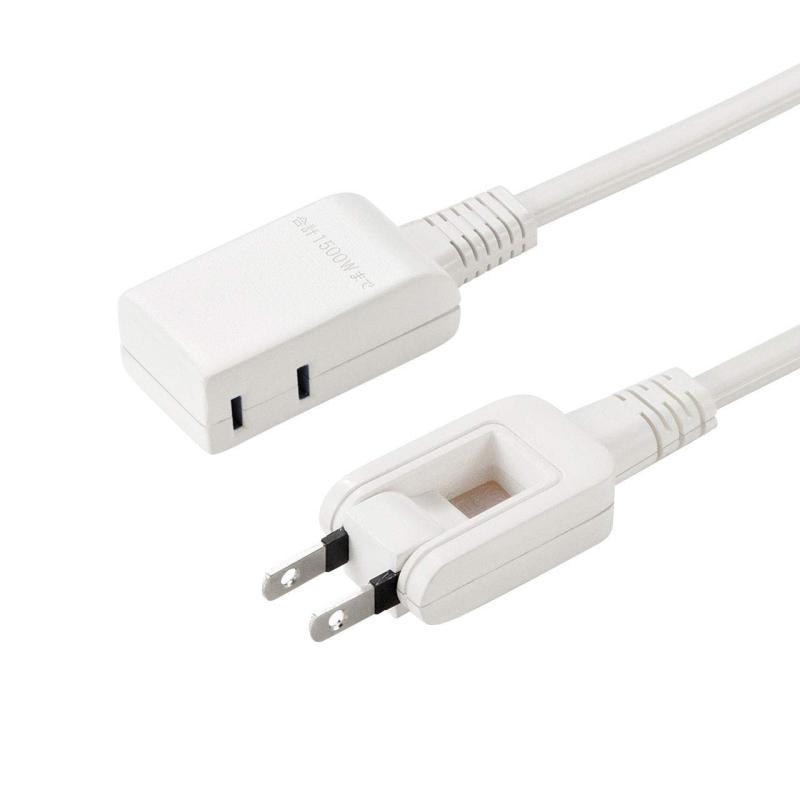 サンワサプライ(Sanwa Supply) マイクロタップ 2個口 0.5m 折りたたみ式スイングプラグ ホワイト TAP-M605Wサンワサプライ