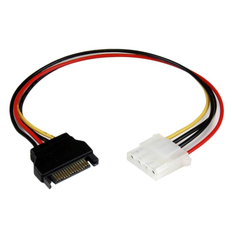 StarTech.com SATA - ペリフェラル 変換ケーブル 30cm メス/オス LP4SATAFM121x ペリフェラル電源(LP4)メスコネクタ1x SATAプラグケーブルの長さは30cm