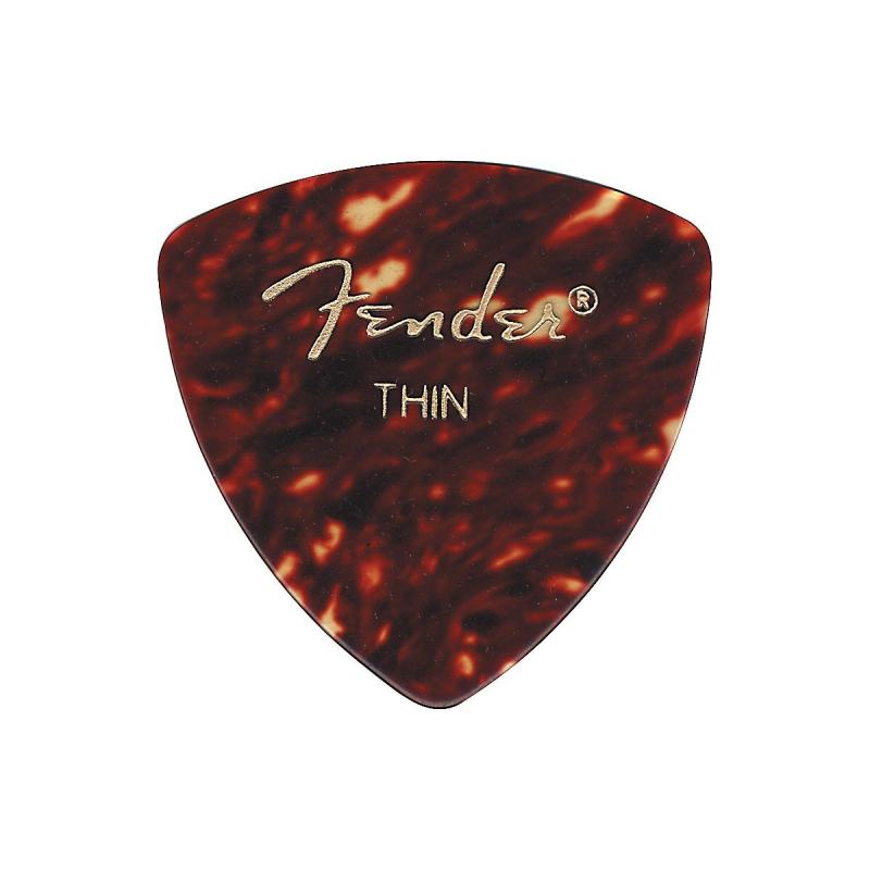 Fender ピック 346 SHAPE CLASSIC CELLULOID PICKS - 72 COUNT,THIN72枚セットクラシックセルロイド製ピック幅の狭いティアドロップシェイプ厚さの種類が豊富