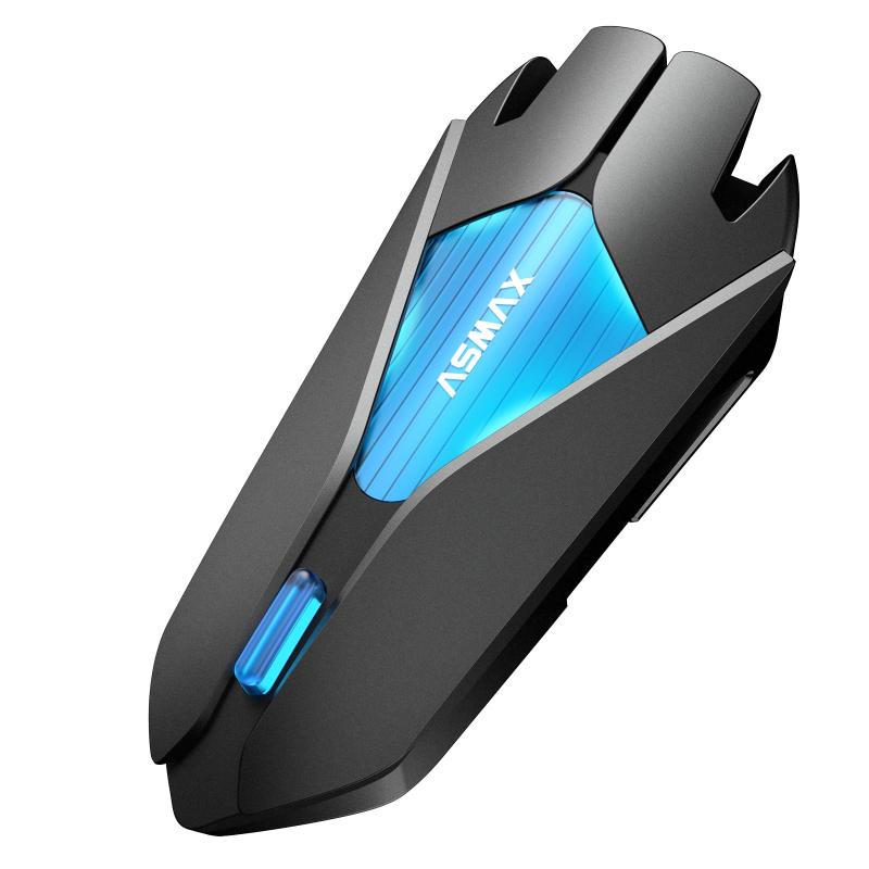 ASMAX バイク インカム 最大10人同時通話 Z1 Bluetooth5.3 日本語音声制御 自動通信回復 IP67防水 ENCノイズキャンセル