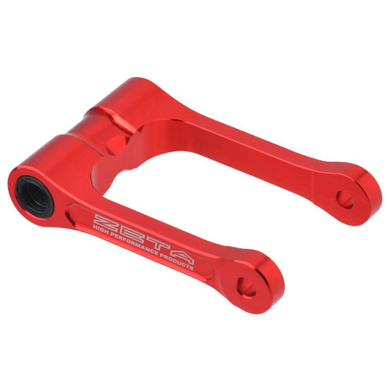 ジータレーシング(ZETA RACING) CRF250L/L(S)/RALLY/RALLY(S)(MD47) '21-25 CRF300L/RALLY '21-24 ロワーリングリンク レッド ローダウン 足つき改善 純正スタンド使用可 ...