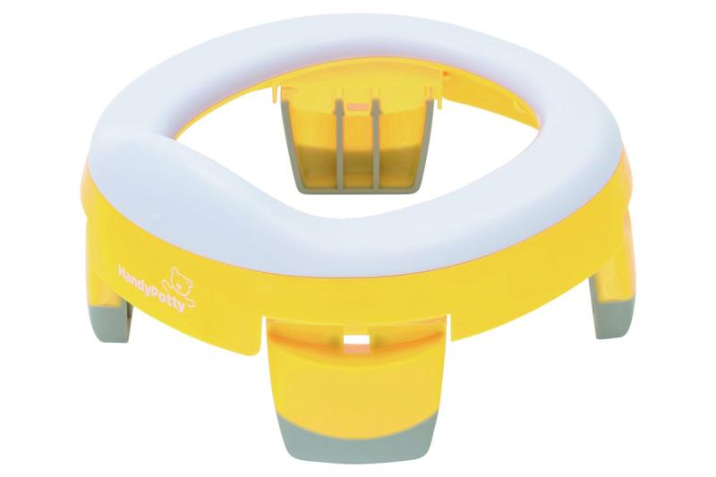 Smart Start ハンディポッティ 1台2役 補助便座 ポータブルトイレ ライナー3枚入りお手入れ簡単 組み立て簡単 外出先や洋式便座で使えます。[製造国] 中華人民共和国[対象] 12ヶ月 ~ 60ヶ月