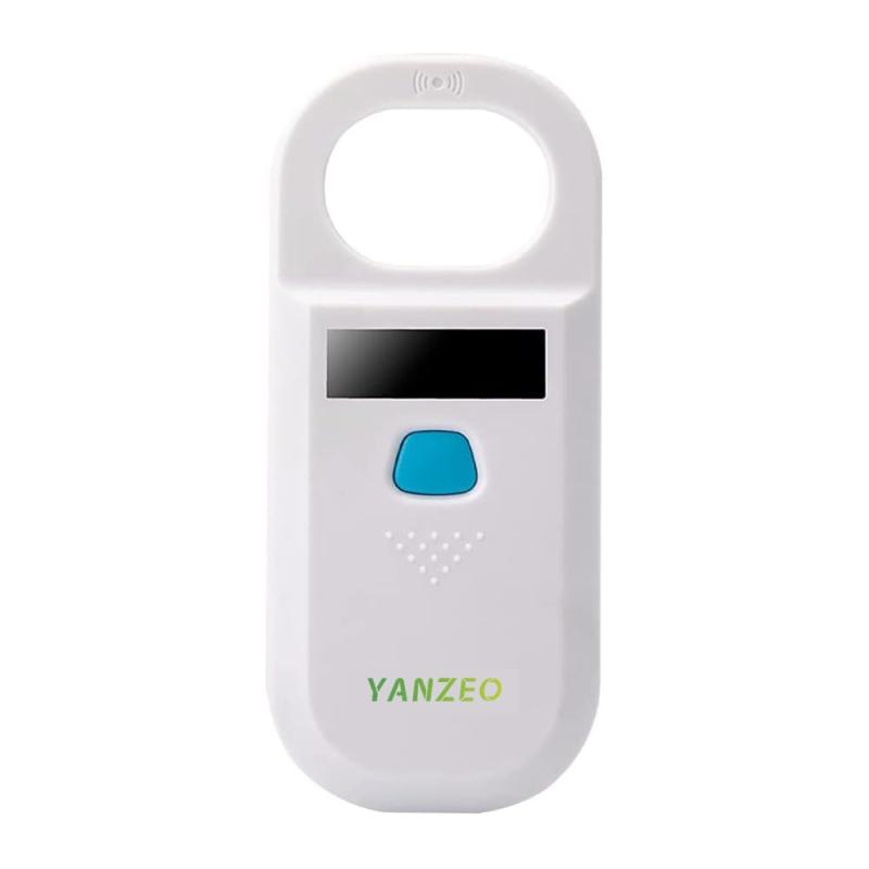 Yanzeo AR180 ペット用マイクロチップリーダー スキャナー、RFID EMID アニマル ハンドヘルド リーダー、134.2kHz ペット ID スキャナー 充電式 アニマルチップ スキャナー ペットタグ スキャナー FDX❤ 複...