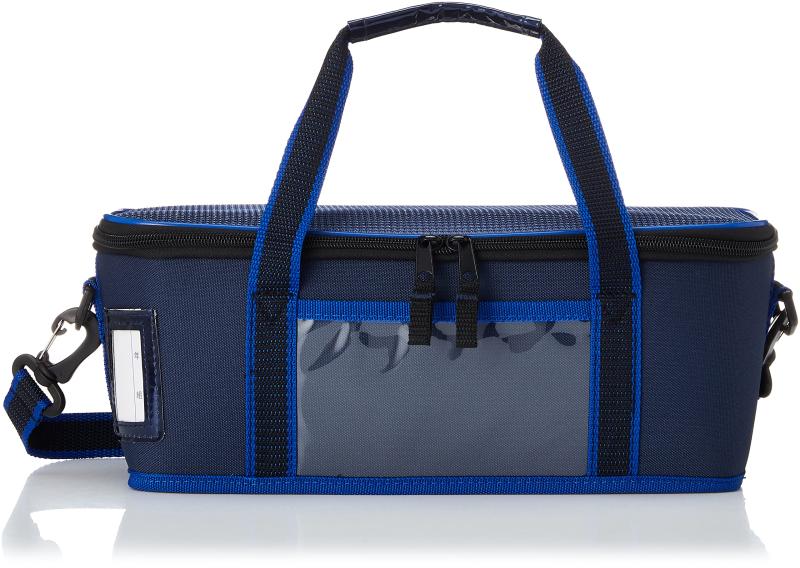 画材バッグ ポケットブルー 小学生男女兼用水彩ケース絵の具バッグだけ欲しい方に (筆やバケツ等、画材用具は入っておりません)【画材バッグ サイズ】 ・約 横30×縦12(底面)×高さ13cm 【セット内容】 ・画材バッグ(ショルダーベルト付...