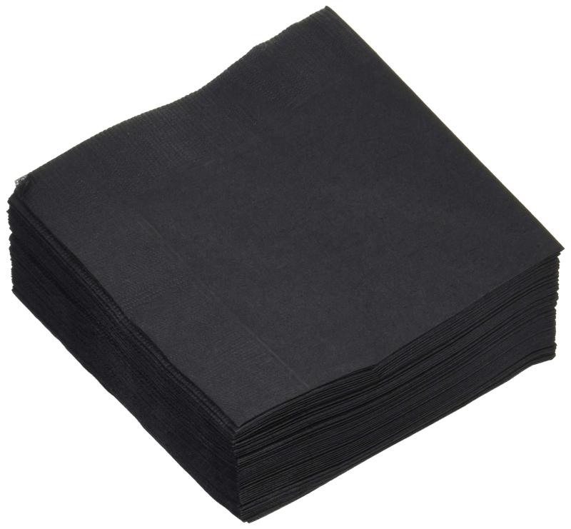 アートナップ カラーナプキン 日本製 25×25cm 50枚入 ブラック C24-BK-Jサイズ(約):W25×D25cm本体重量(kg):0.11材質:バージンパルプ生産国:日本1パッケージ入数:50枚