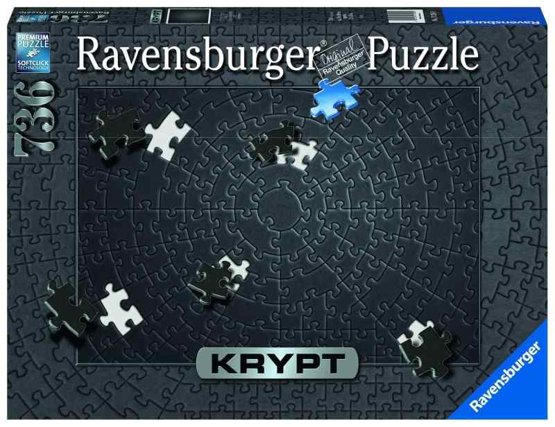 Ravensburger（ラベンスバーガー） ジグソーパズル クリプト ブラック 736ピース 完成サイズ：70x50cm 17258 0 【パズル、プレゼント（誕生日/クリスマス）】完成サイズ：70x50cm同じ色のピースを組み合わせて完...