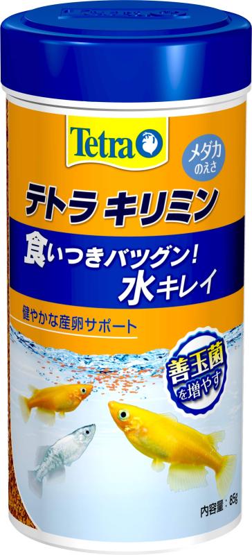 テトラ (Tetra) キリミン85g すべてのメダカの主食 消化吸収に優れフンが減り水の汚れを軽減 善玉菌を増やす 高カロリー 高タンパク 善玉菌 水キレイ本体サイズ (幅X奥行X高さ) :69X69X127mm本体重量:212g原産国:...