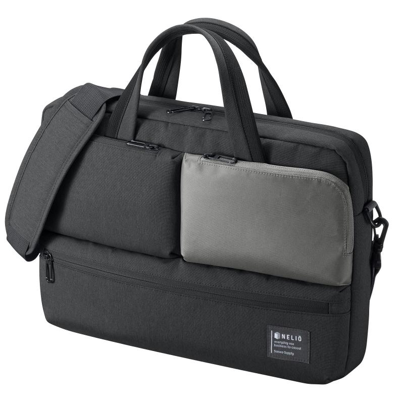 サンワサプライ サンワサプライ カジュアルPCバッグ(15.6インチワイド対応・ブラック) BAG-CA10BK3つのフロントポケットで小物やアダプタを分けて収納できます。パソコンはクッション入りのポケットに収納します。持ち運びや自転車にも...
