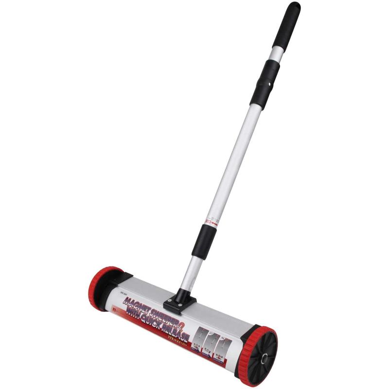 SK11(エスケー11) マグネットスイーパー 吸着力 約6.0kgf SMK-380R用途:部品や鉄くずの回収特徴1:リリース機構付きのため安全に回収できる特徴2:レバーを引くと吸着物が離れるクイックリリース機構付き吸着力:約6.0kgf...