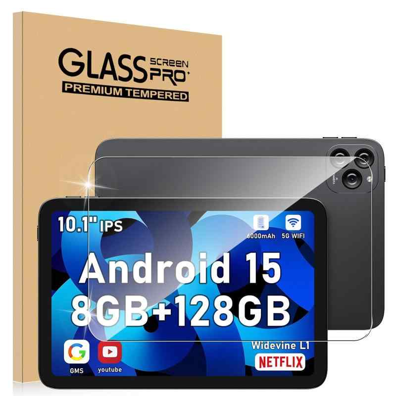 For Funyet I10 Pro フィルム 強化ガラス 保護フィルム 指紋防止 9H硬度 Funyet I10 Pro タブレット ガラスフィルム 10.1インチ salywin 衝撃保護 透明感良し 撥水撥油 気泡ゼロ 飛散防止 画面...