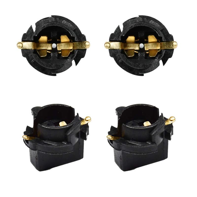 HUIQIAODS T10 LED 電球ソケット ウエッジベース 車用 ライトホルダー (2個)｢用途｣：それは古いか壊れたT10ソケットを交換することができます｢材質｣：プラスチック＋金属、品質優等で、安心してご使用ください｢パッケージ内...