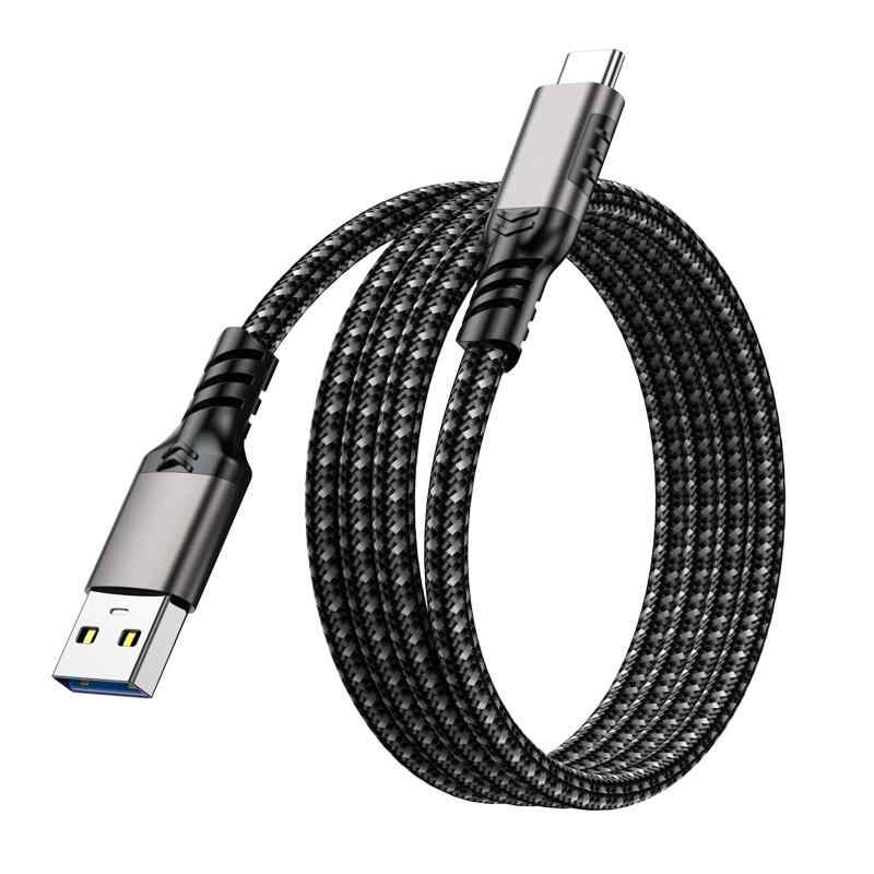 FineGood USB Type C ケーブル USB A to USB C ケーブル ナイロン編み 3A 急速充電 高速データ転送 Quick Charge 3.0/2.0 対応 56Kレジスタ実装 iPh/one/Gal/axy/Pi...