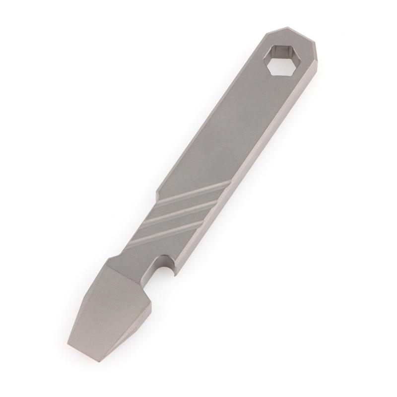Hamans(ハマンズ) チタン EDC プライバー 栓抜き マルチツール ミニクローバー 多機能 ポータブル EDCツール1つに複数の機能。 コンパクトなデザインにマルチツールを詰め込んだこのHamansマルチツールは、より多くの状況に対...