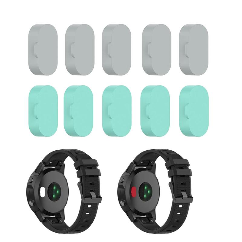 サムコス 防塵プラグ 10枚セット ガーミン GARMIN用 チャージャーポート 防塵 カバー 保護 キャップ シリコン製 Garmin Swim 2/vivomove 3/GarminActive/fenix 6/forerunner94...
