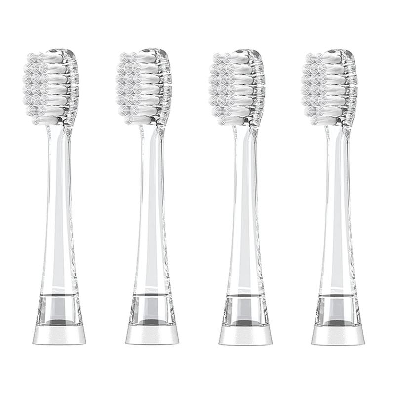 DADA-TECH DT-BB1、DT-K6、SG-513、SG-977用交換ブラシヘッド（4個入り） (ミデイアム ブラシ)DT-BB1、DT-K6、SG-513、SG-977用の交換ブラシヘッドのみ。ソフトナイロン毛＆食品グレードのブラ...