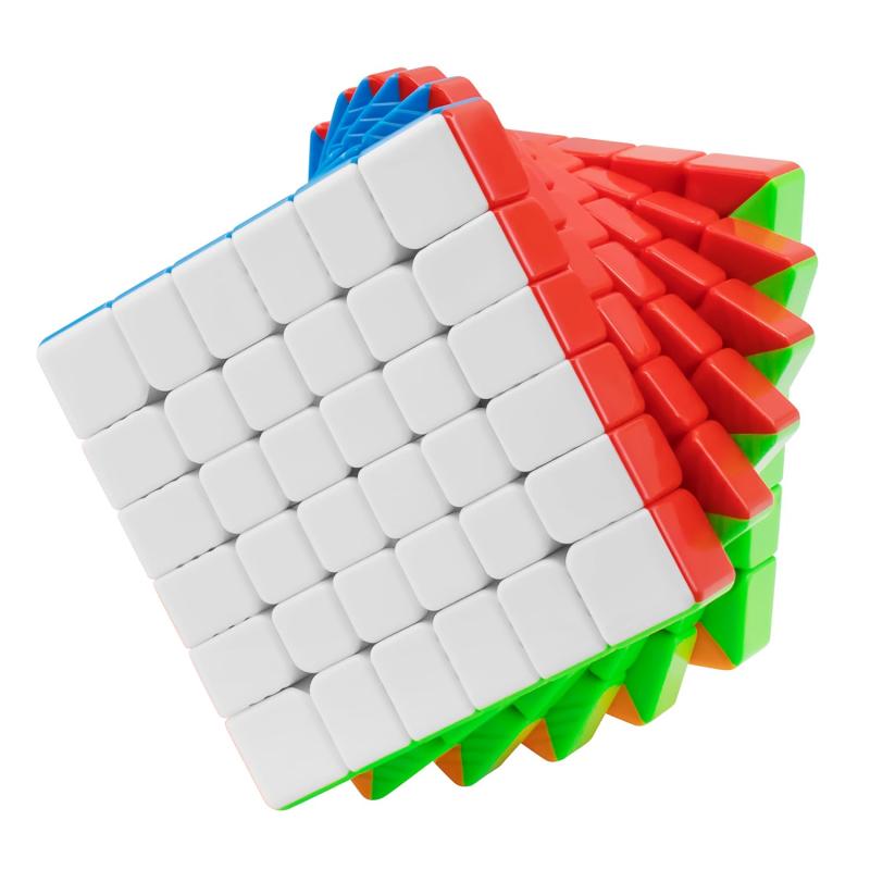 XMD マジックキューブ 6x6x6 磁石 魔方 立体パズル【磁石内蔵】 ステッカーレス 子供ギフト クリスマス プレゼント 祝日ギフト 子どもおもちゃ (磁石6x6)✅【マジックキューブ マグネット内蔵】XMD 磁石シリーズのキューブは磁...