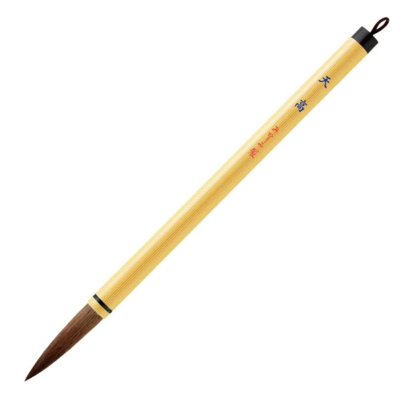 あかしや 書道筆 太筆 天高 3号 半紙漢字用 PL-89【商品サイズ】約13径×246mm【穂の規格】3号／【軸径】約13mm【穂の形状】中鋒／【穂の長さ】約51mm【弾力】やや硬め【主原毛】馬尾脇毛、羊毛、狸毛