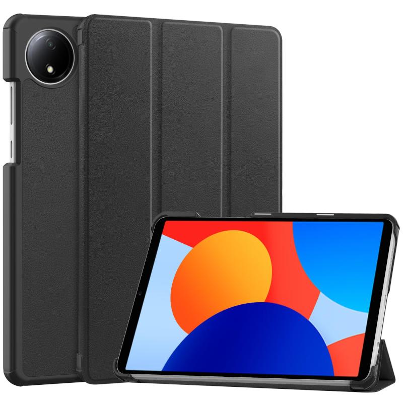 Gosento For Xiaomi Redmi Pad SE 4G 8.7インチ ケース 【2024新型】 スタンド機能付き 開閉式三つ折薄型スタンドケース Xiaomi Redmi Pad SE 4G 8.7 カバー (ブラック)【対応...