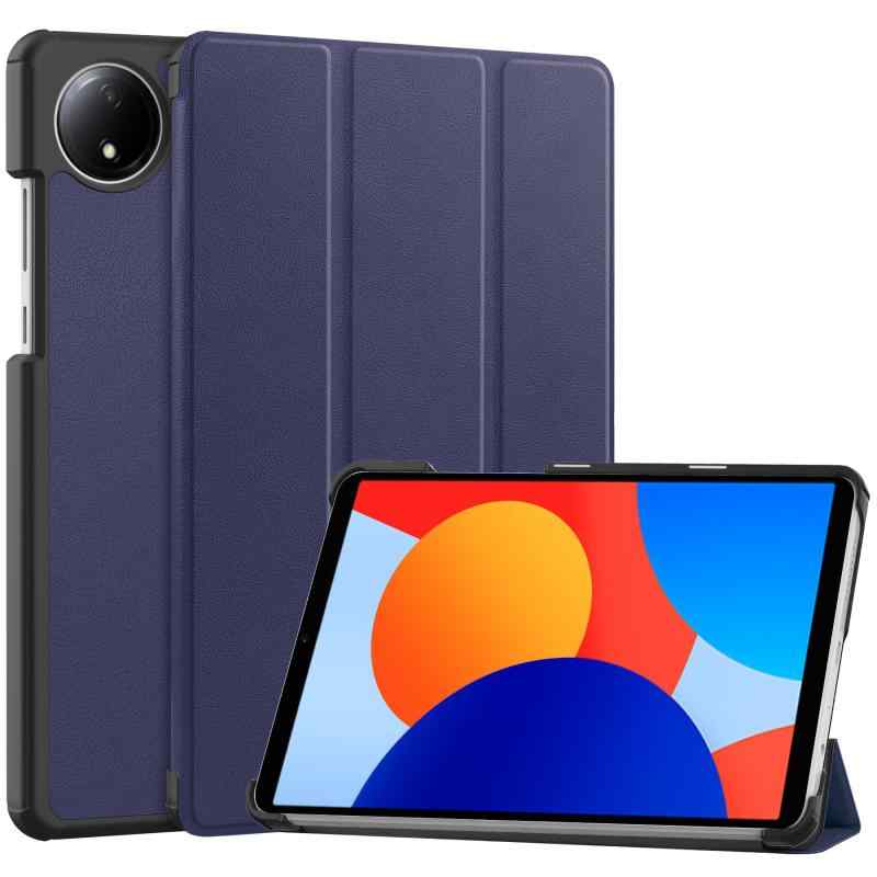 Gosento For Xiaomi Redmi Pad SE 4G 8.7インチ ケース 【2024新型】 スタンド機能付き 開閉式三つ折薄型スタンドケース Xiaomi Redmi Pad SE 4G 8.7 カバー (ブルー)【対応機...