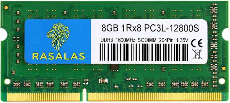 ノートPC用 メモリPC3L-12800S 8GB×1枚 1Rx8 DDR3L 1600MHz SODIMM CL11 204Pin Non-ECC 電圧1.35V RAM💻永久:1RX8 DDR3L 1600MHz PC3...