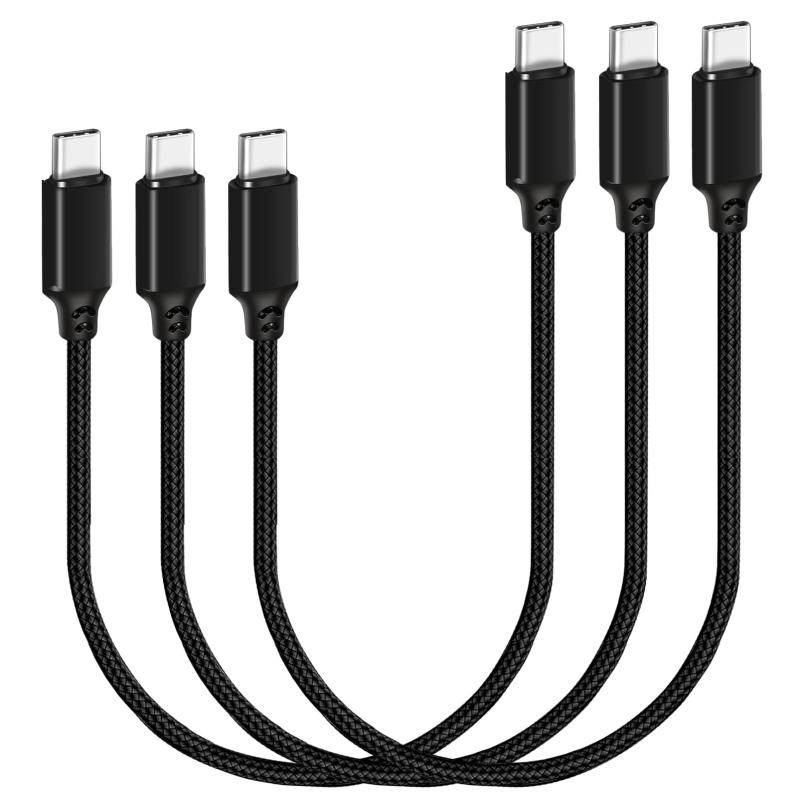 240 W USB Cケーブル30 cm、SUMPK短USBCからUSB CケーブルはiPhone 15 Pro/15 Plus/15 Pro Max、MacBook Pro/Air、iPad Pro/Air、Dell XPSに対応【30 ...
