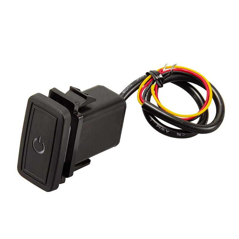 エーモン(amon) プッシュスイッチ(トヨタ・ダイハツ車用) ON-OFF DC12V・500mA LED照光タイプ 発光色:ホワイト 3217【仕様】スイッチタイプ:ON-OFF使用可能電流:DC12V車専用・500mA以下コード:0....