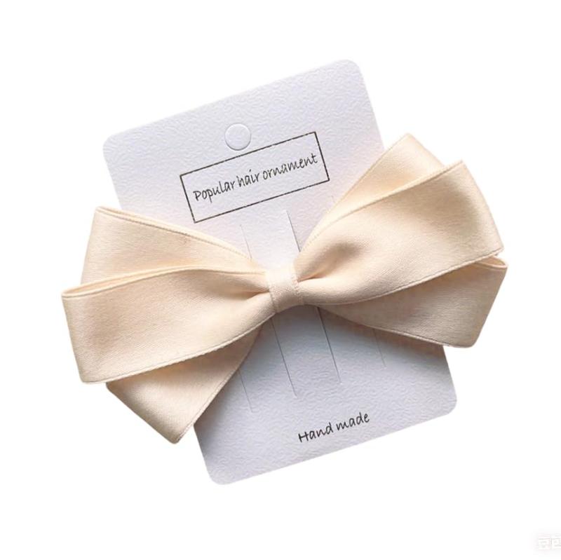 Fesanla リボン ヘアクリップ 蝶結び ヘアアクセサリー 髪留め 髪飾り 前髪クリップ リボン ヘアアクセ 女の子