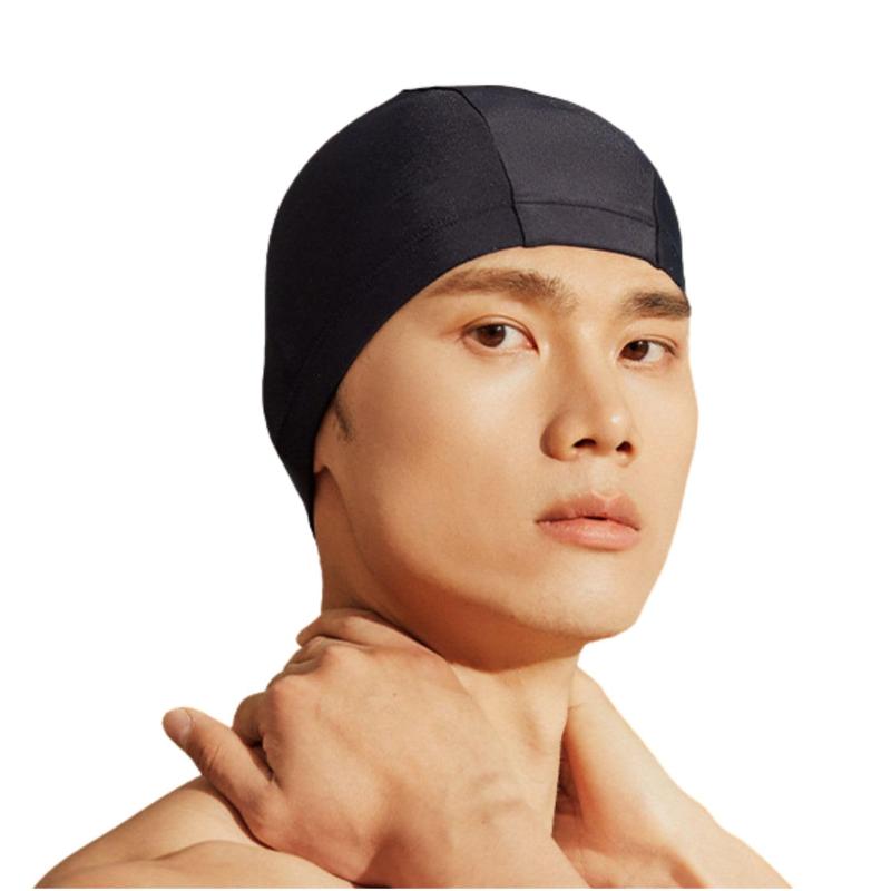 スイムキャップ 水泳キャップ 水泳帽 スイミングキャップ 水泳キャップ ゆったりサイズ メンズ レディース 男女兼用 (ブラック,フリー)伸縮性があるため、着用時に快適な被り心地を提供します。縦横にしっかり伸びる生地は着脱も容易で、髪の毛を...