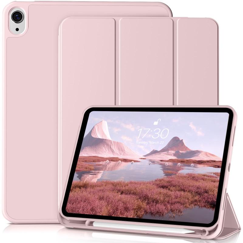 KenKe iPad (A16) 11インチ 2025モデル 11世代 ケース iPad 第 10世代 10.9インチ 2022 薄型 軽量 耐衝撃 TPU材質 ケース Apple Pencilペン収納 三つ折り スタンド スマート カバー...