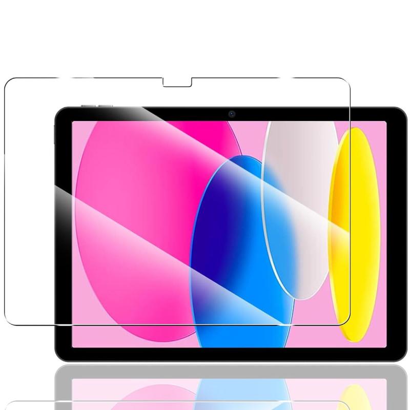 Gosento For iPad 第11世代/10世代 フィルム A16(11/10.9 インチ 2025/2022) ガラスフィルム 2.5Dラウンドエッジ加工 日本旭硝子素材AGC 高透過率 硬度9H 対応 iPad10/iPad11 ...