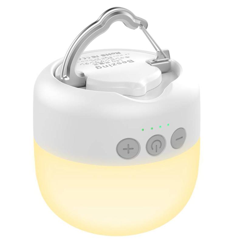 Beszing LEDランタン 充電式 暖色 三色切替 無段階調光 電球色 昼白色 自然色 光色輝度記憶 5200mAh USB キャンプランタン ライト 軽量 小型 アウトドア 登山 停電 防災 車中泊 地震 非常用三色切替：三色切替は昼...