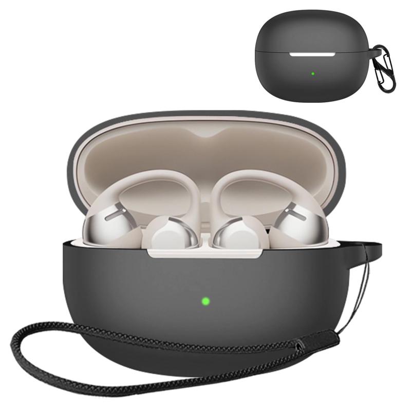 JIAYJP For SHOKZ OpenDots One 用 ケース カバーSHOKZ OpenDots One シリコン ケース 軽量 薄型 滑り止め 収納カバー 全面保護 充電便利 SHOKZ OpenDots One 保護ケース (...