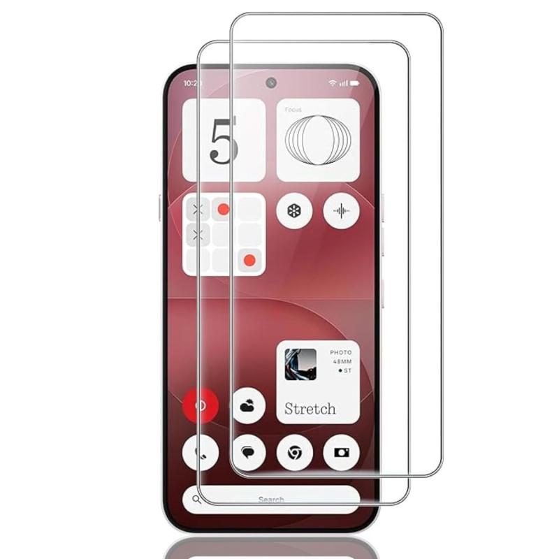 Gosento For Nothing Phone 4a Pro フィルム【2枚セット】2.5Dラウンドエッジ加工 日本旭硝子素材AGC 高透過率 Nothing Phone (4a) Pro 強化ガラスフィルム 硬度9H【対応機種】Not...