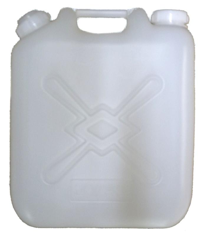 ヒシエス　水缶　広口20L　ノズル付使いやすい、丈夫で軽量なポリ容器。