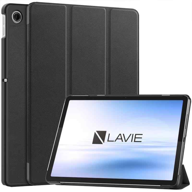 For NEC LAVIE Tab Lite TL103/KAL PC-TL103KAL ケース 保護カバー【ZENGZOUZ】薄型 軽量 三つ折り PC+PU製 擦り傷防止 スタンド機能 角度調整 全面保護型 耐汚れ タブレットケース(ブ...