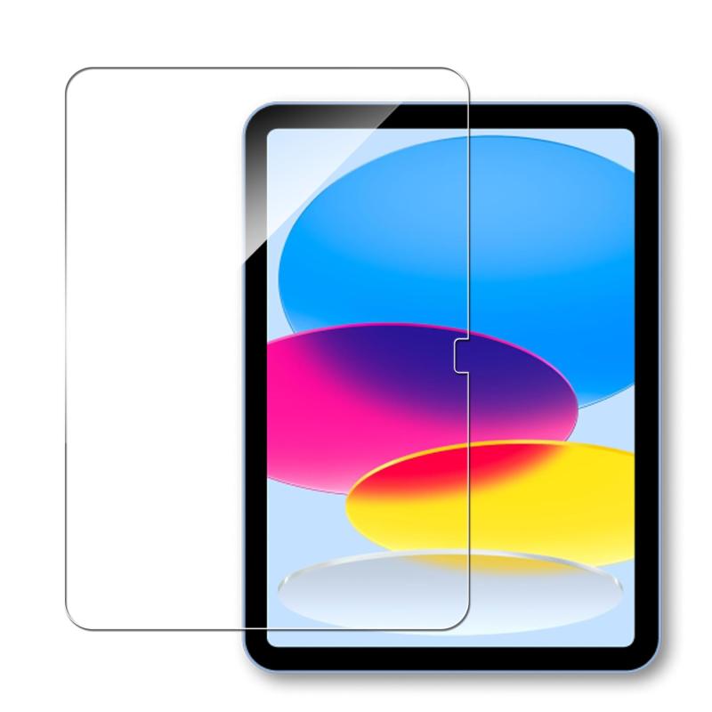 KPNS 【1枚入り+ ガイド枠付き】iPad A16 第11世代 2025 /iPad 10世代 10.9 インチ 2022 ガラスフィルム (1枚)+ ガイド枠付き 国産硝子素材製 全面保護 強化ガラス 保護 フィルム【対応機種】iPa...