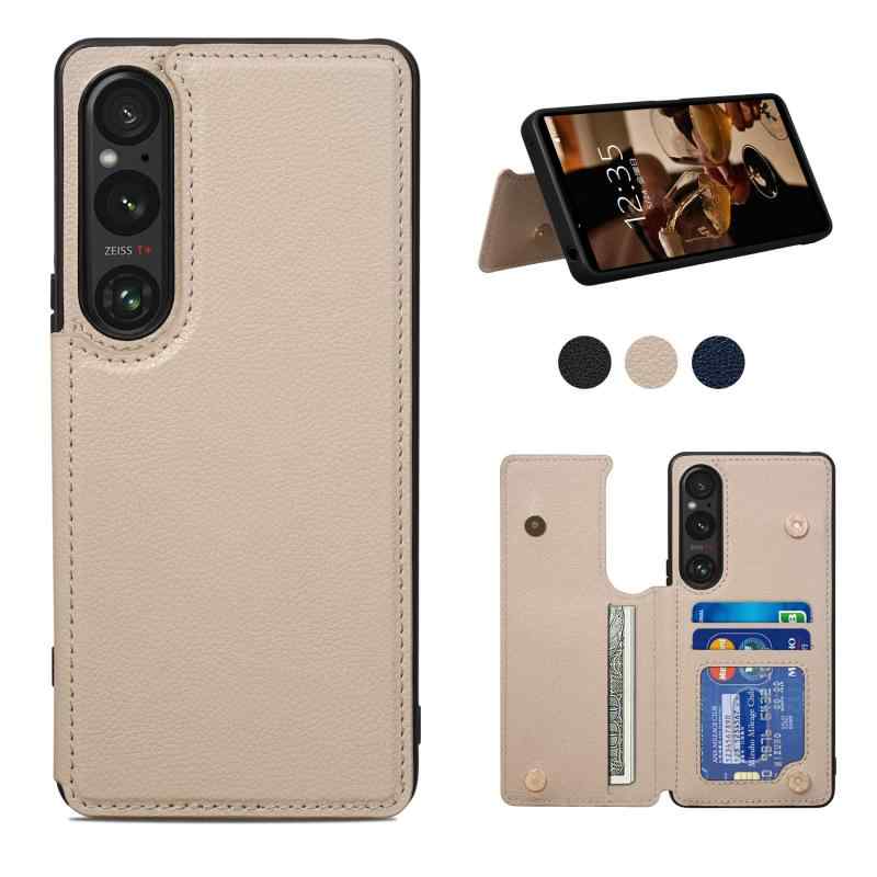 Shlybaay Xperia 1 VI ケース 背面 手帳型 Xperia1 VI 対応 スマホケース SO-51E カード SOG13 手帳型ケース Xperia 1VI 2024 用 カード収納 軽量 エクスペリア 1 VI カバー ...
