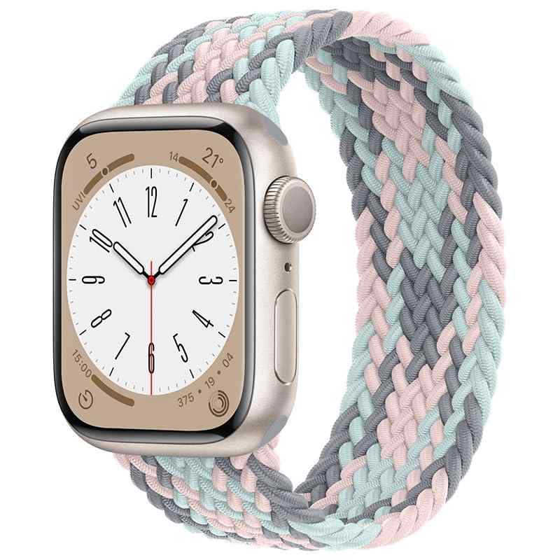 コンパチブル apple watch バンド iwatch バンド 編組バンド apple watch Ultra3/Ultra2/Ultra/10/9/8/7/6/5/4/3/2/1/SEに対応 38mm/40mm/41mm 42mm/4...