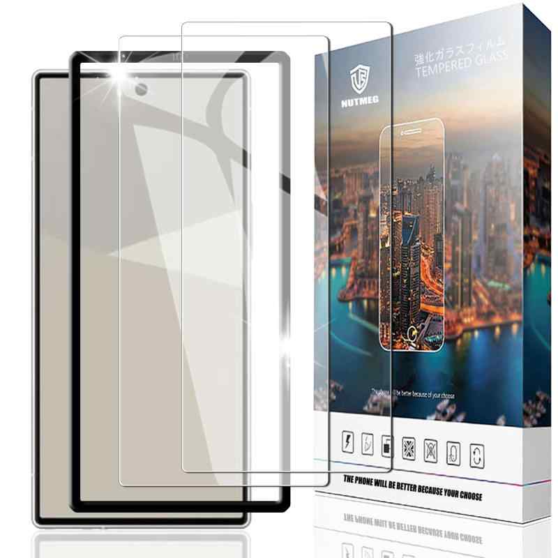 Nutmeg 対応 AQUOS R11 ガラスフィルム AQUOS R11 フィルム ガイド枠 硬度9H【日本旭硝子素材】保護フィルム 気泡ゼロ 高透過率 飛散防止 耐衝撃 指紋防止【高品質素材】：最高級の強化ガラスを使用し、耐久性と透明度...
